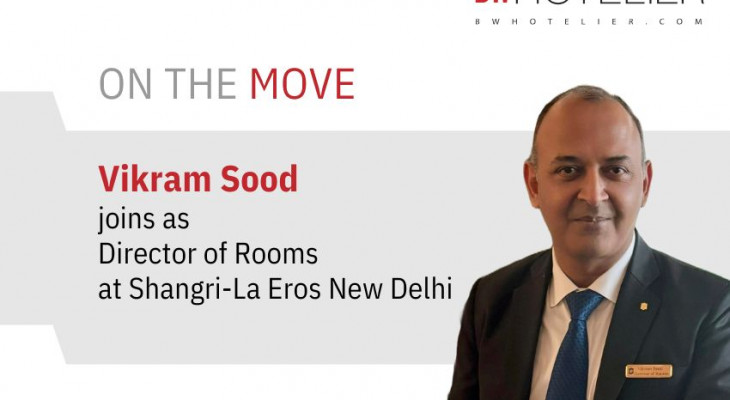 Vikram Sood joins Shangri-La Eros New Delhi as Director of Rooms - BW Hotelier